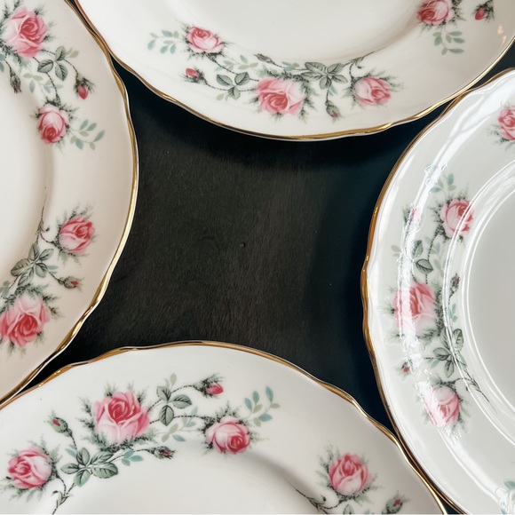 Dining | Vintage Majestic Choice Fine Bone China Plates 4 | Poshmark
